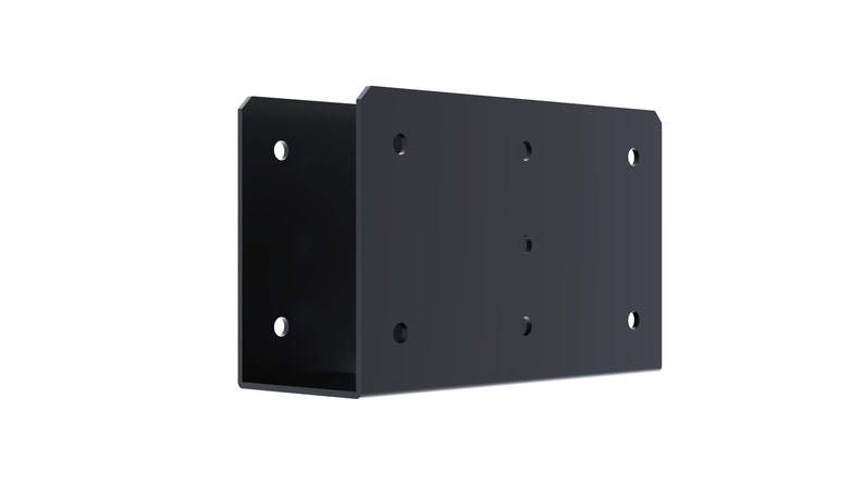 Custom Post Brackets - 6x6 Post to 6x12 Beam Union - Heavy Duty Beam ...