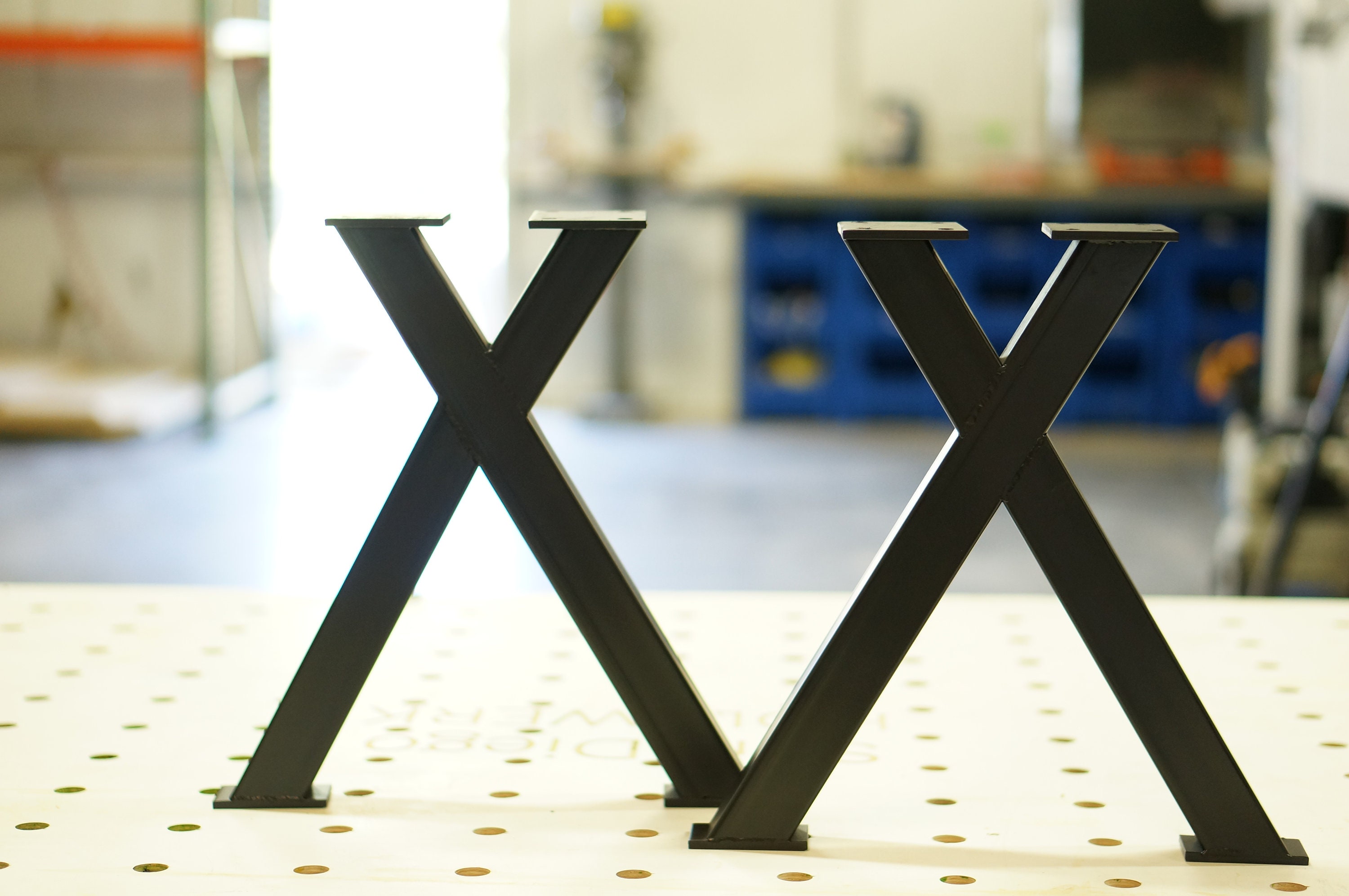 Large Size X-style Leg Table Leg Steel Table Leg Metal - Etsy