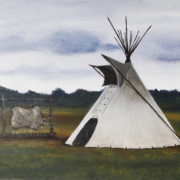 Teepee Art - Etsy