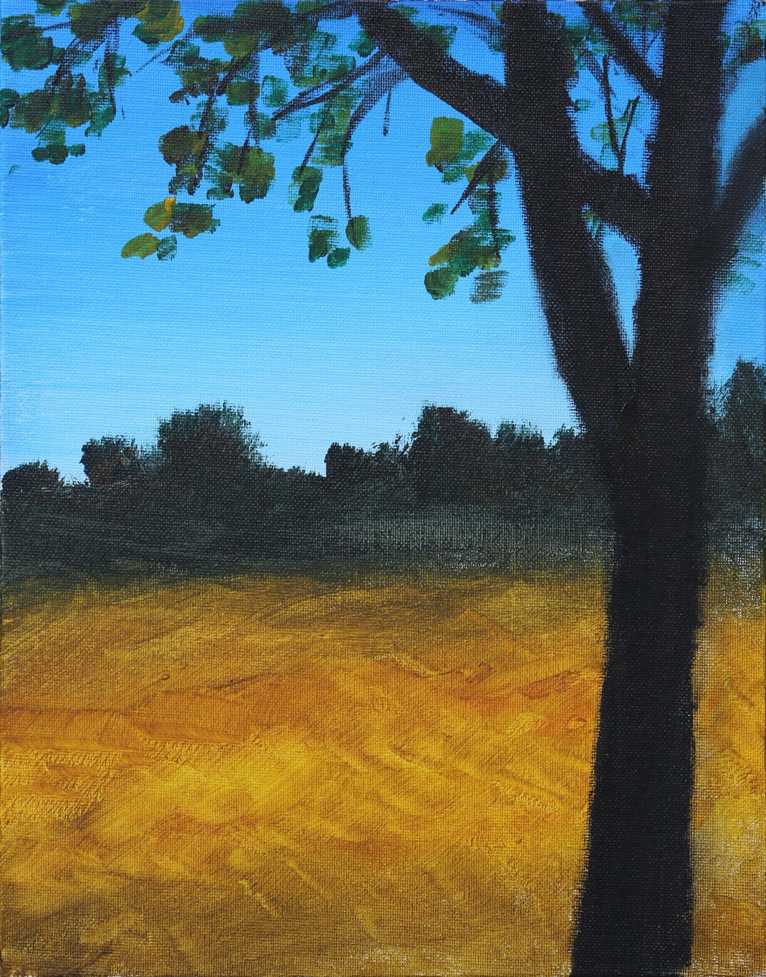 Summer Tree Art Print 11x14 - Etsy