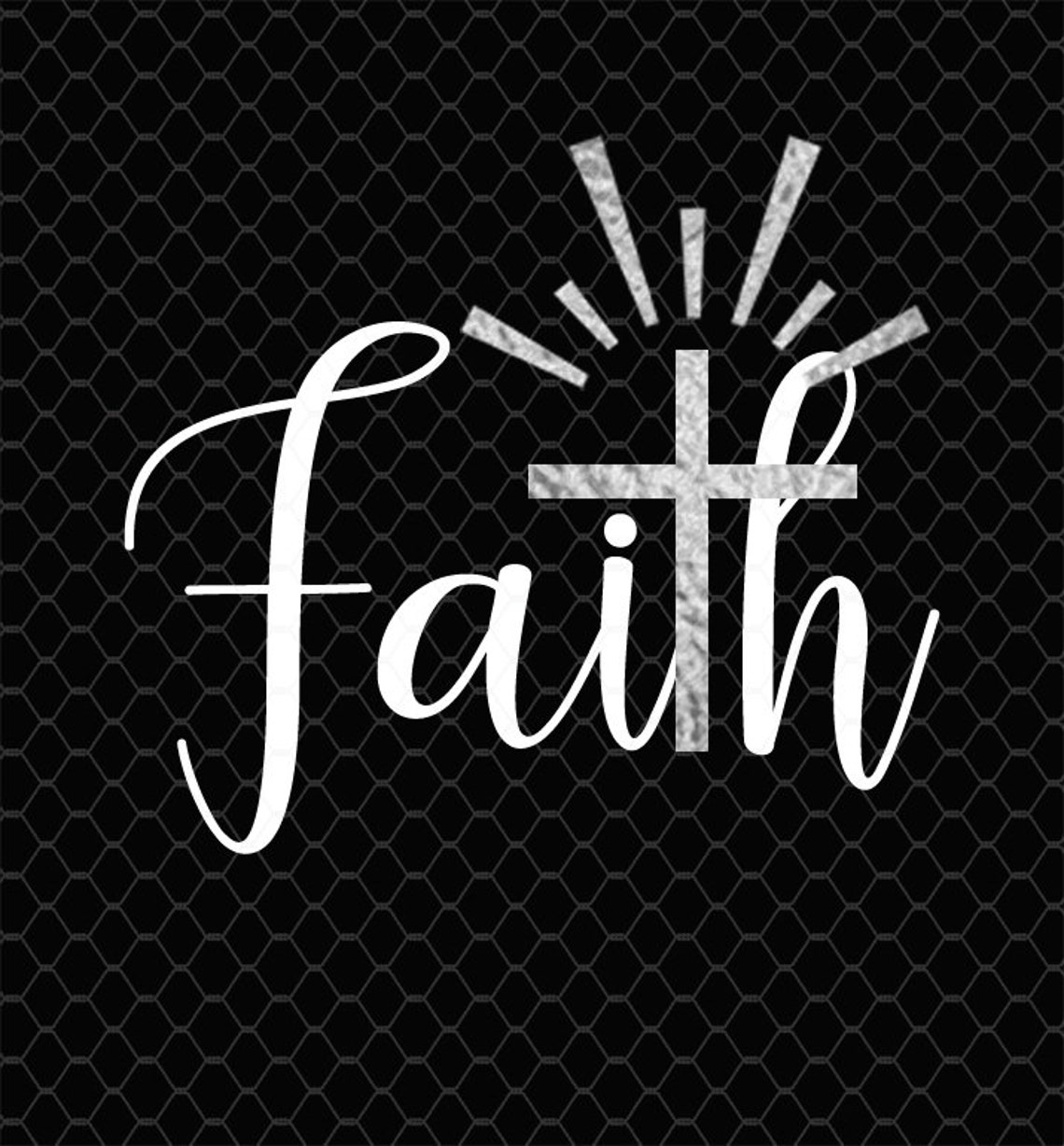 Faith Cross Svg, Christian Svg, Faith Svg, Cross Svg, Clip Art DXF, PNG ...
