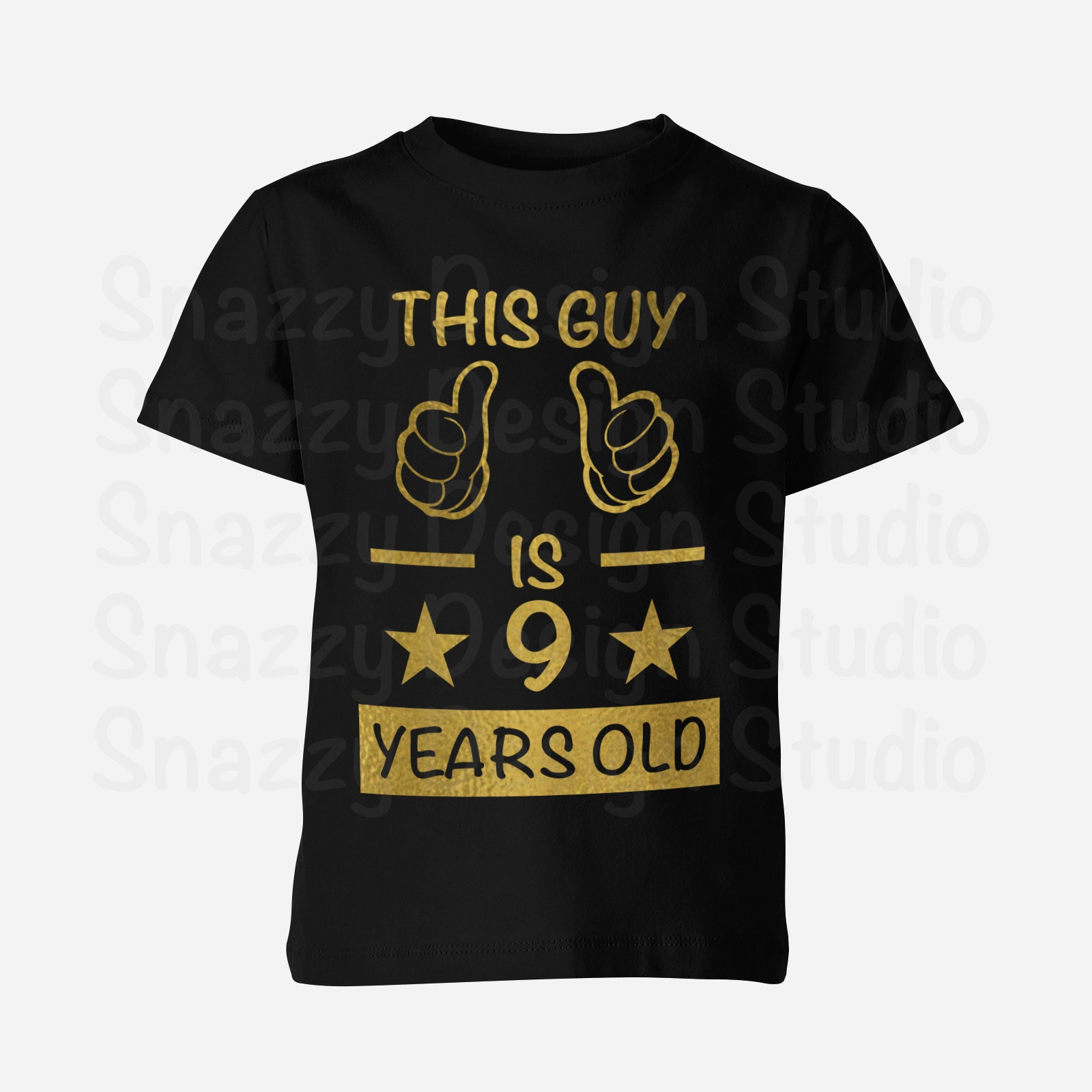 This Guy is 9 Years Old Svg ~ Boy Birthday Cutting File ~ 9th Birthday ...