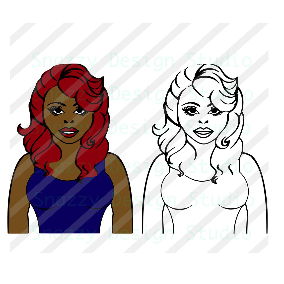 Afrocentric Svg Afrocentric Lady Svg Breia Black Girl Magic | Etsy