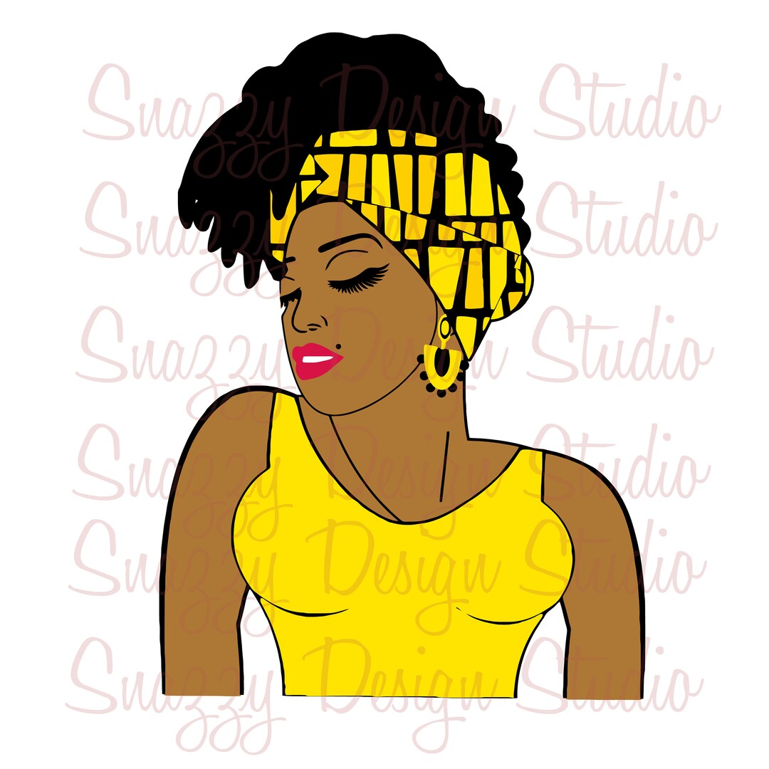 Afrocentric Lady Svg, Natural Hair Svg, Dreadlocs, Dreads, Felicia ...