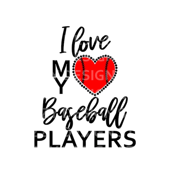 I Love My Baseball - Etsy