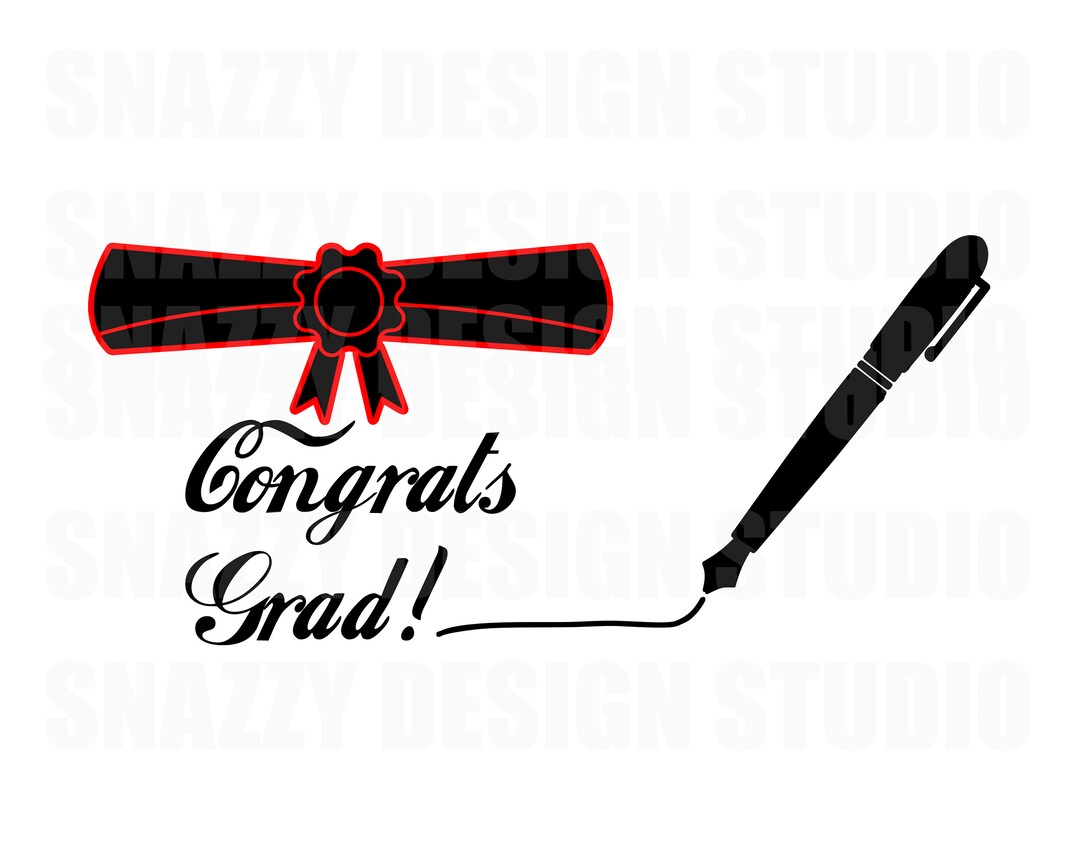 Graduation Svg~ Congrats Grad Svg~ Diploma Svg ~ Graduation ~ Congrats ...