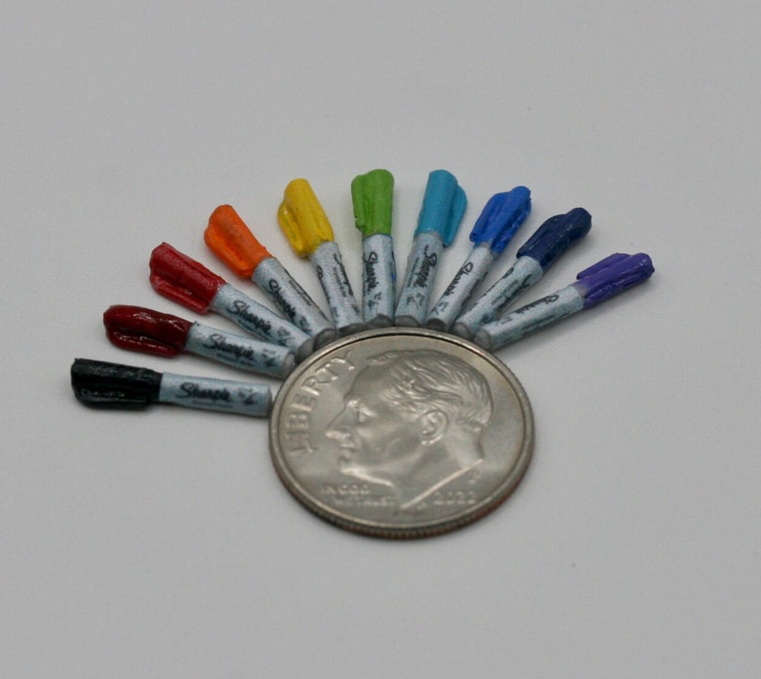 Dollhouse Miniature Permanent Marker 1:12 by Cspykersminiaturesus - Etsy