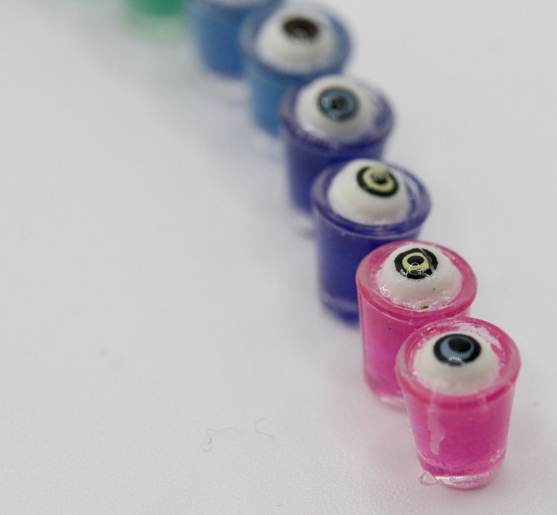 Dollhouse Miniature One Inch Scale 1:12 Eyeball Shots Set of 2 - Etsy