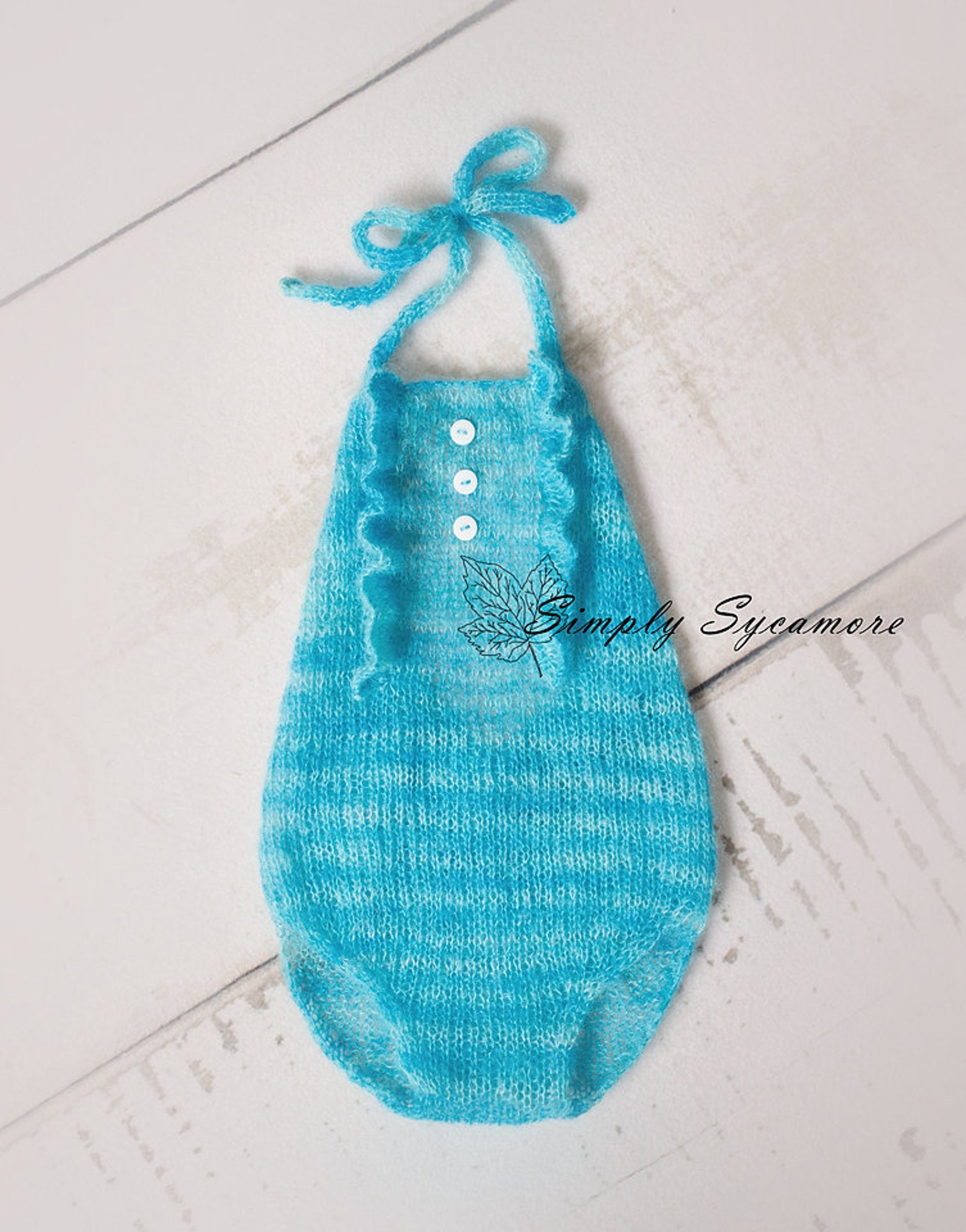 Knitting Pattern Romper Backless Onesie Ruffles Size Newborn - Etsy