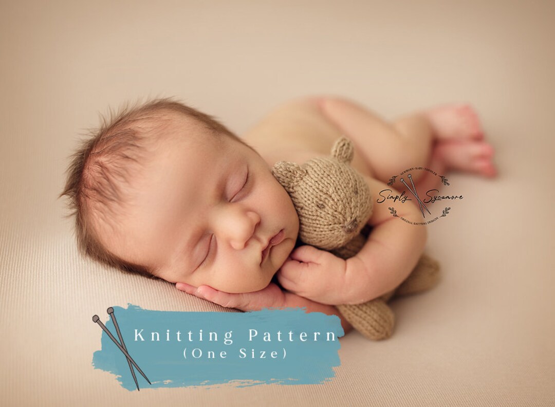Knitting Pattern Bear My First Teddy INSTANT DOWNLOAD - Etsy