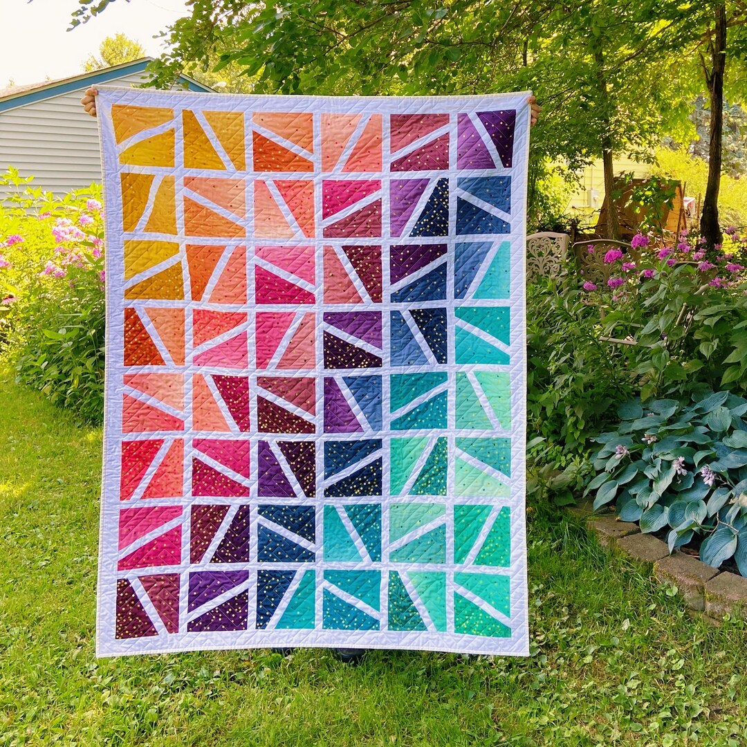 Color Jolt Quilt Pattern - Etsy
