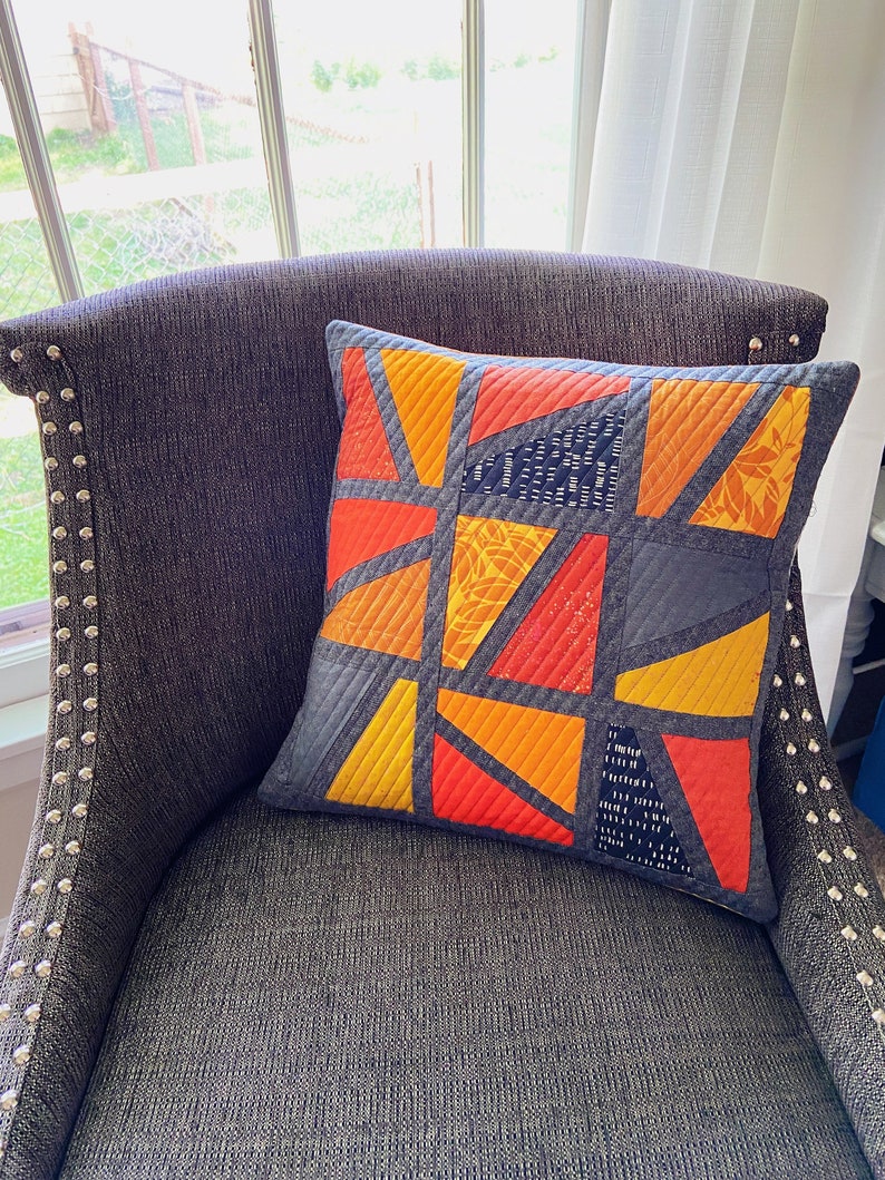 Color Jolt Pillow Pattern - Etsy