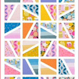 Color Jolt Quilt Pattern - Etsy