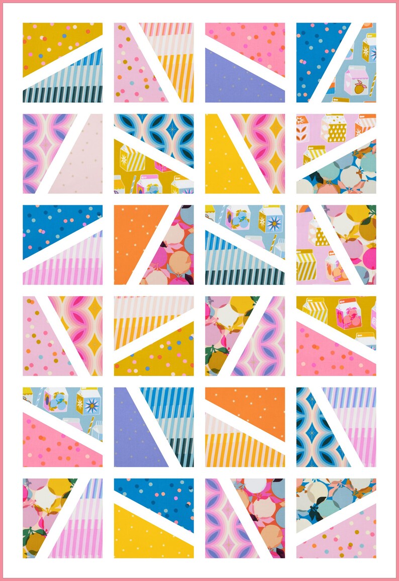 Color Jolt Quilt Pattern | Etsy