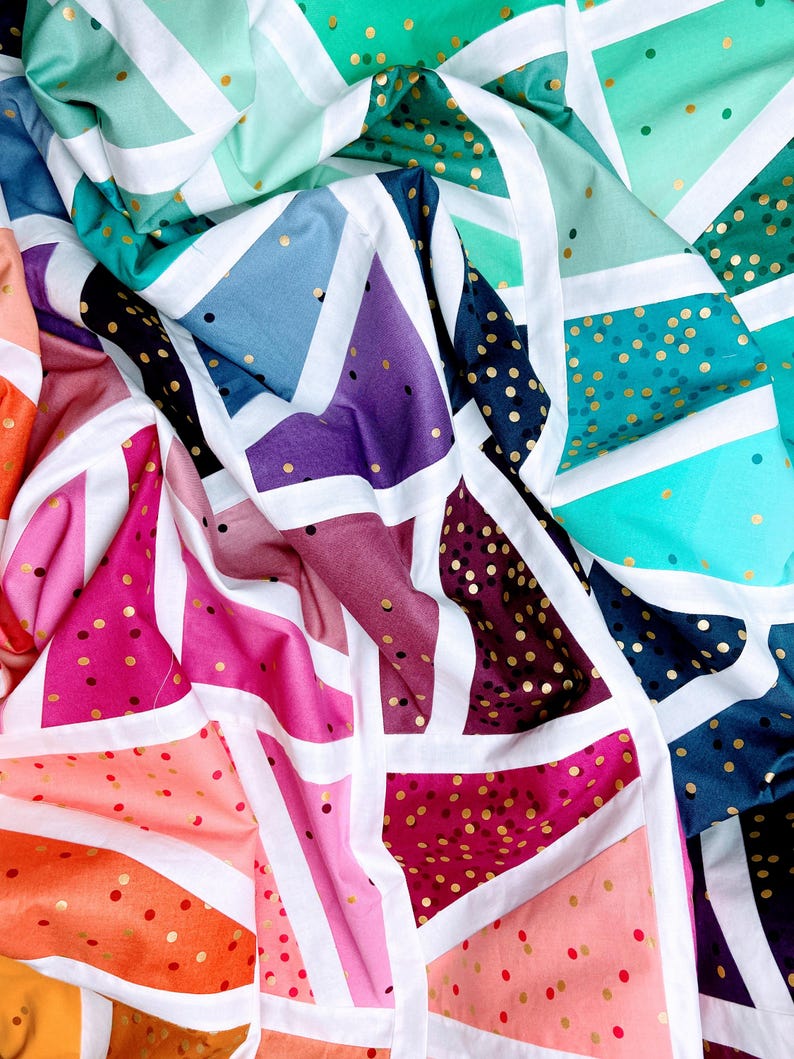 Color Jolt Quilt Pattern - Etsy