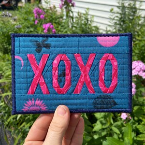 XOXO Block Pattern Postcard Series - Etsy