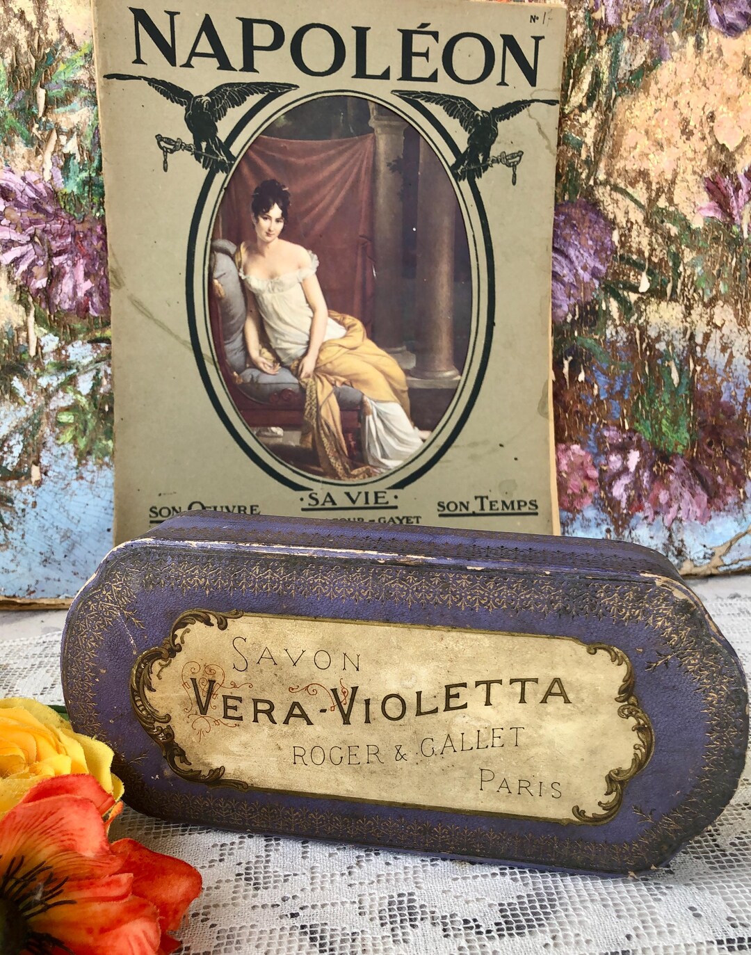 French Antique 1900s vera Violetta' Soap Box by Roger & Gallet ...