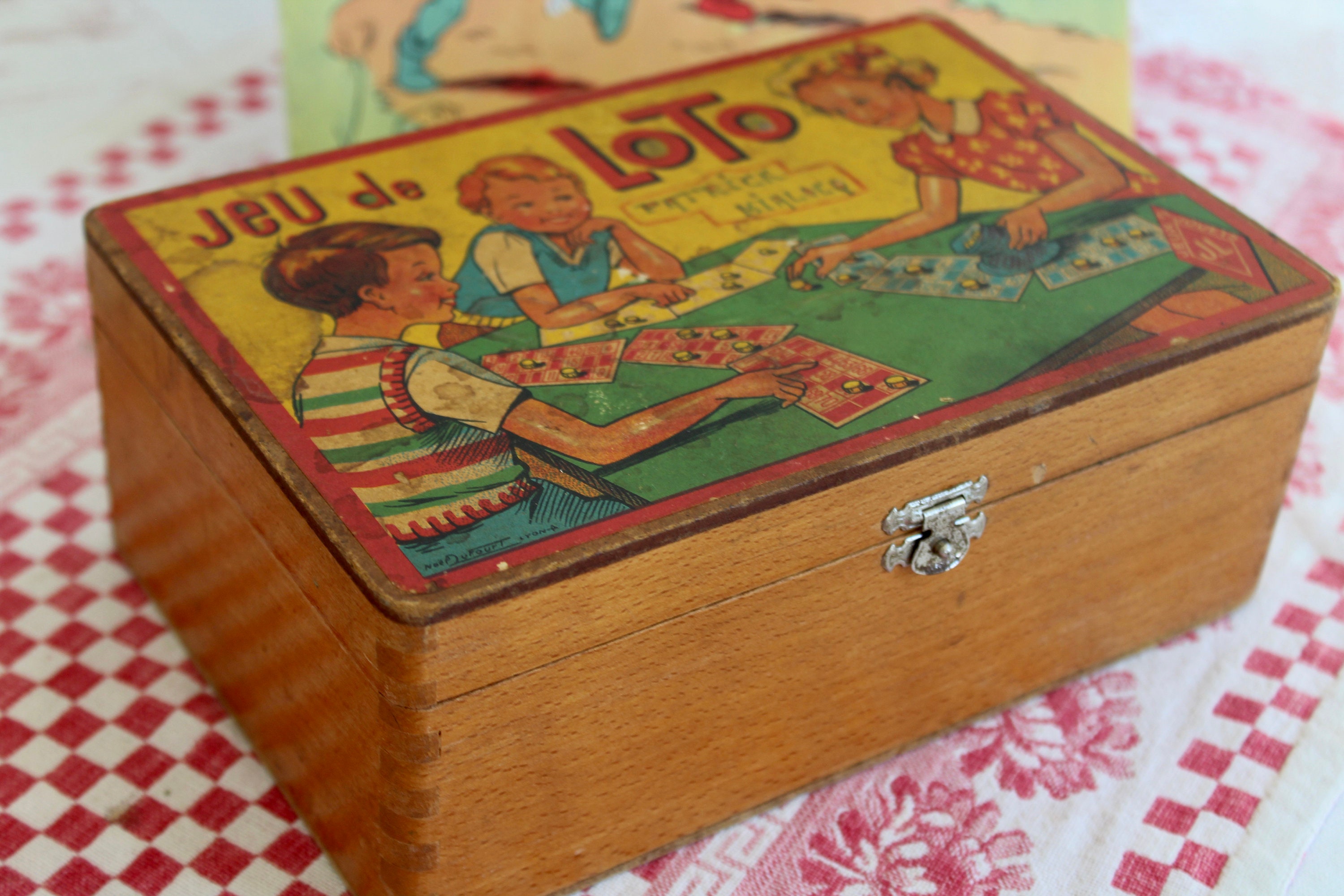 French Vintage Loto Game / Fabulous Graphics / French Bingo | Etsy