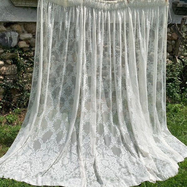 French Lace Curtains - Etsy