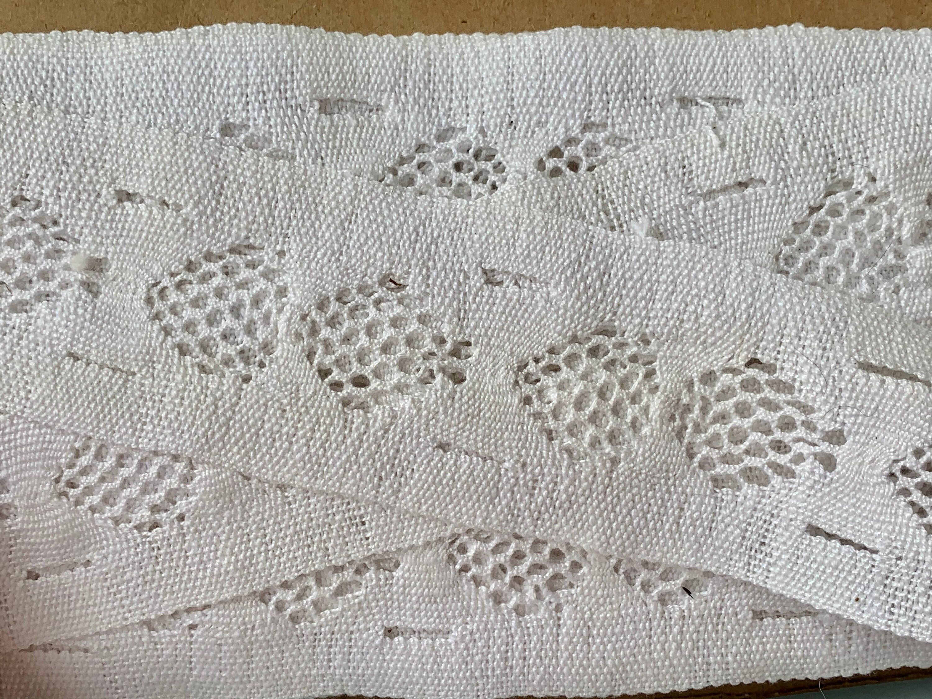 French Antique White Knotted Insertion Lace / Great for Creative ...