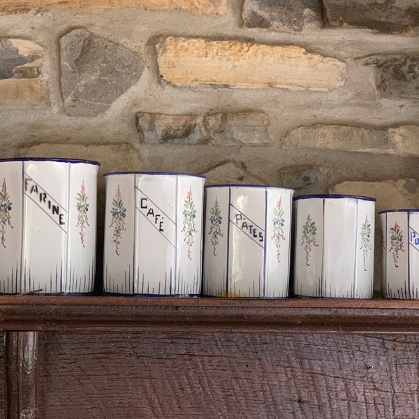 Antique Canisters - Etsy