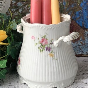 French Antique Lidless Sugar Canister / Beautiful 1900s Design With ...