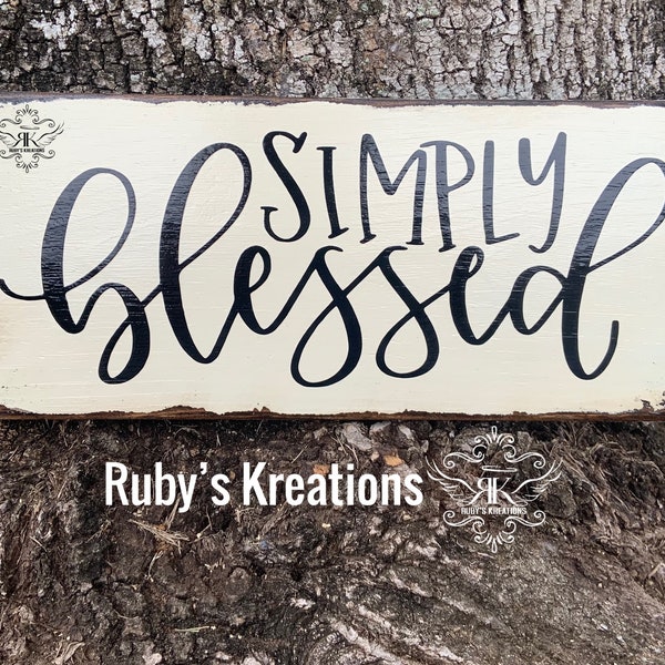 Blessed Sign - Etsy