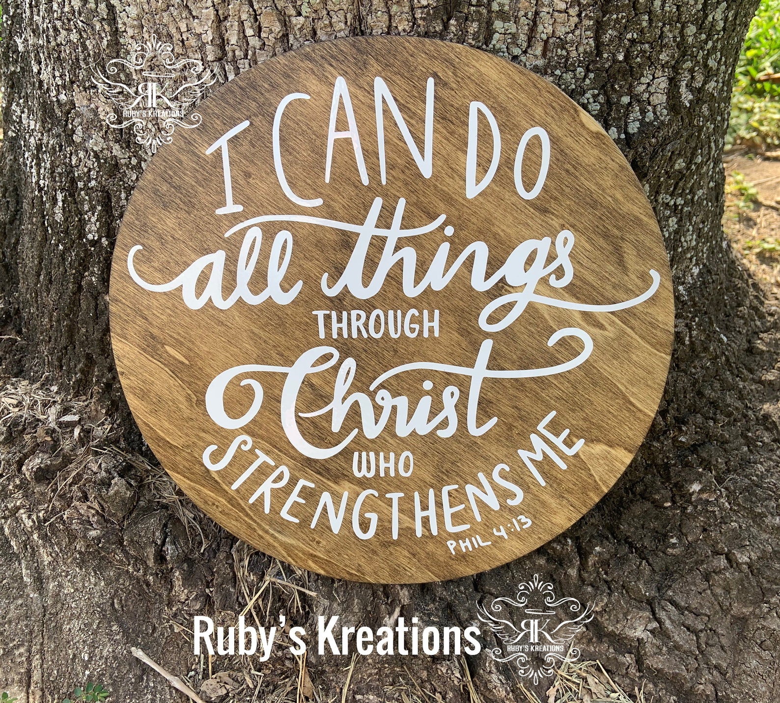 Round Wreath Sign Religious Sign Everyday Farmhouse Sign - Etsy