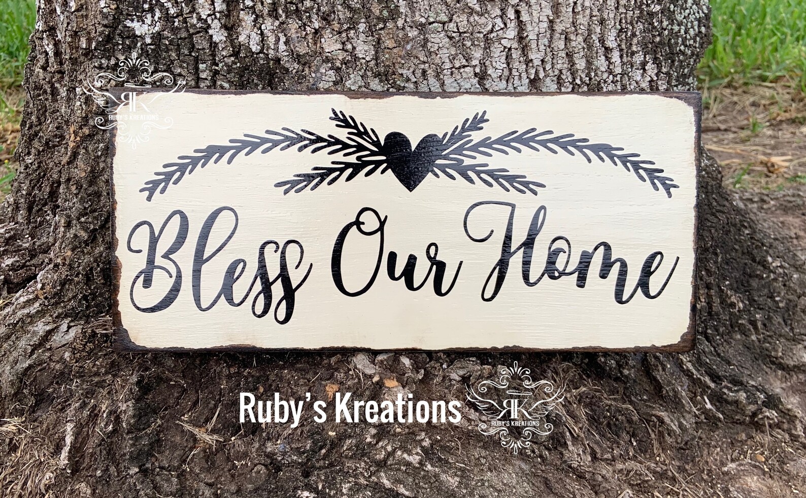 Bless Our Home Sign Wreath Sign Farmhouse Sign Everyday | Etsy