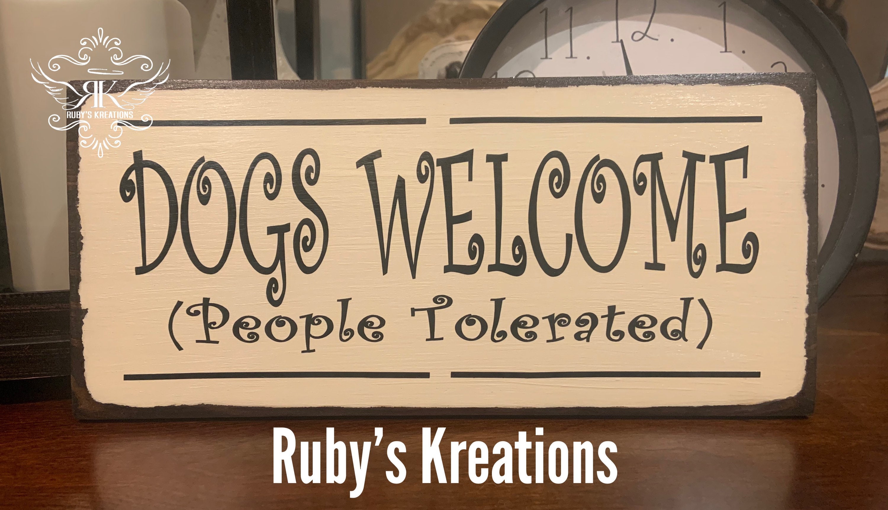 Dog Welcome Sign Dog Lovers Animal Sign Farmhouse Wreath | Etsy