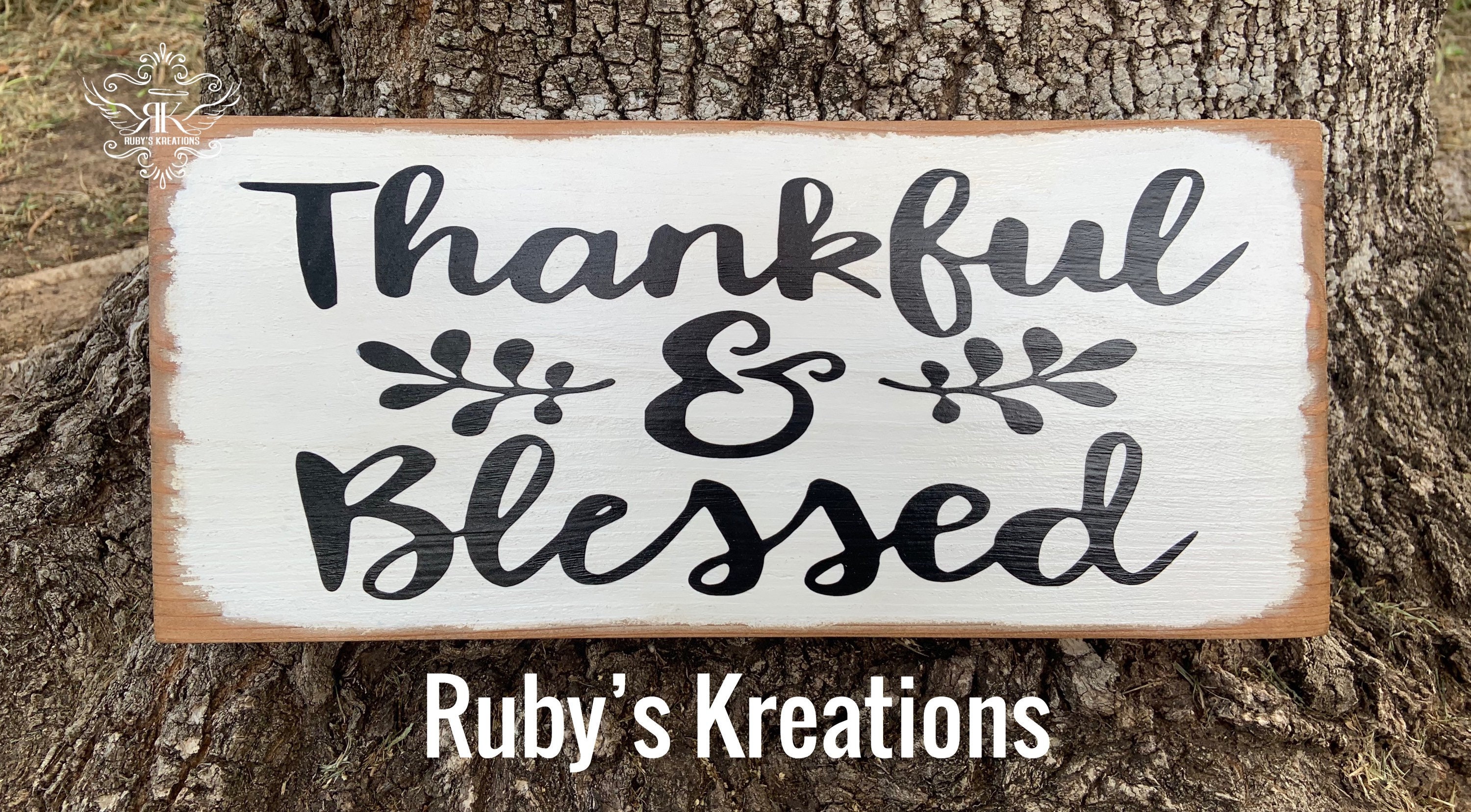 Thankful Sign Blessed Sign Wreath Sign Farmhouse Sign Wall | Etsy