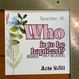 70 Catechism Cards, Giant SQUARE Size, Printable, INSTANT, Scripture ...