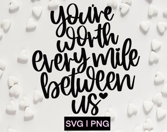 Long Distance Svg | Etsy