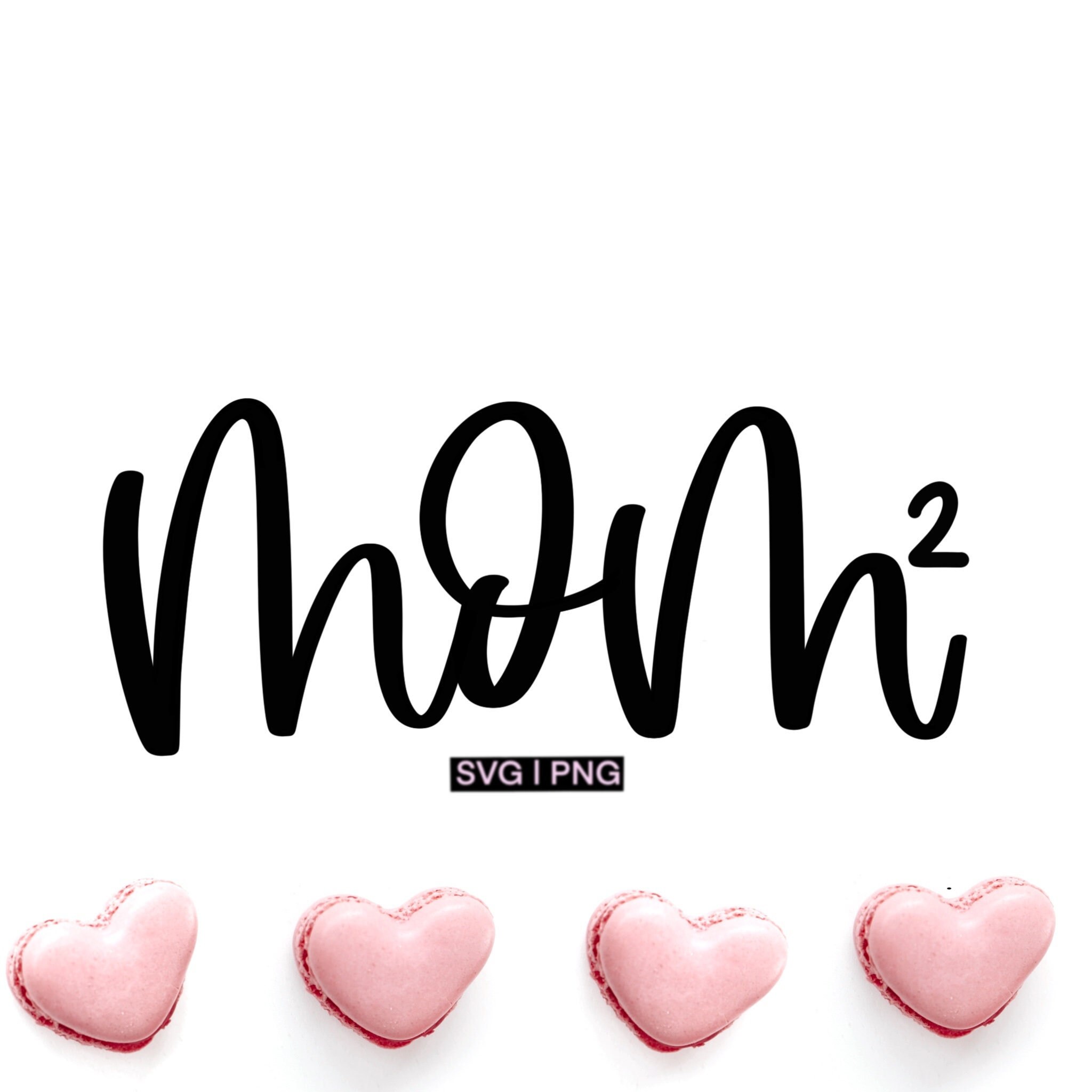 Mom Squared Svg Mom of Two Svg Mom Exponent Svgmama of Two - Etsy