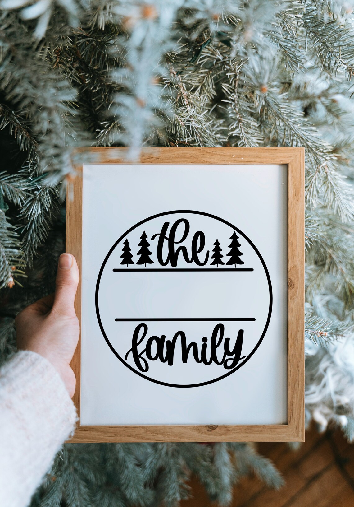 Christmas Family Name Svg Christmas Family Sign Svg | Etsy