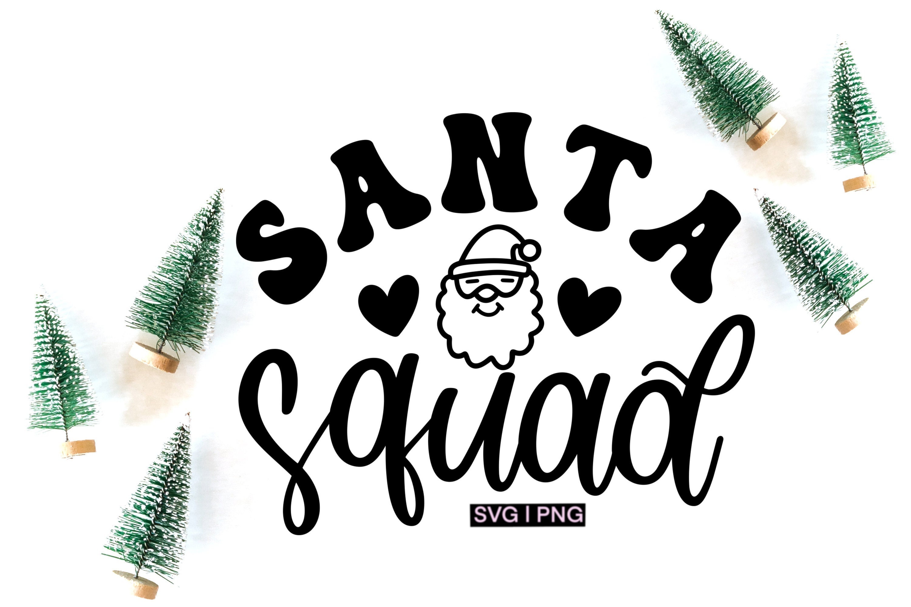 Santa Squad Svg Christmas Shirt Svg Santa Sweater Svg Santa Etsy
