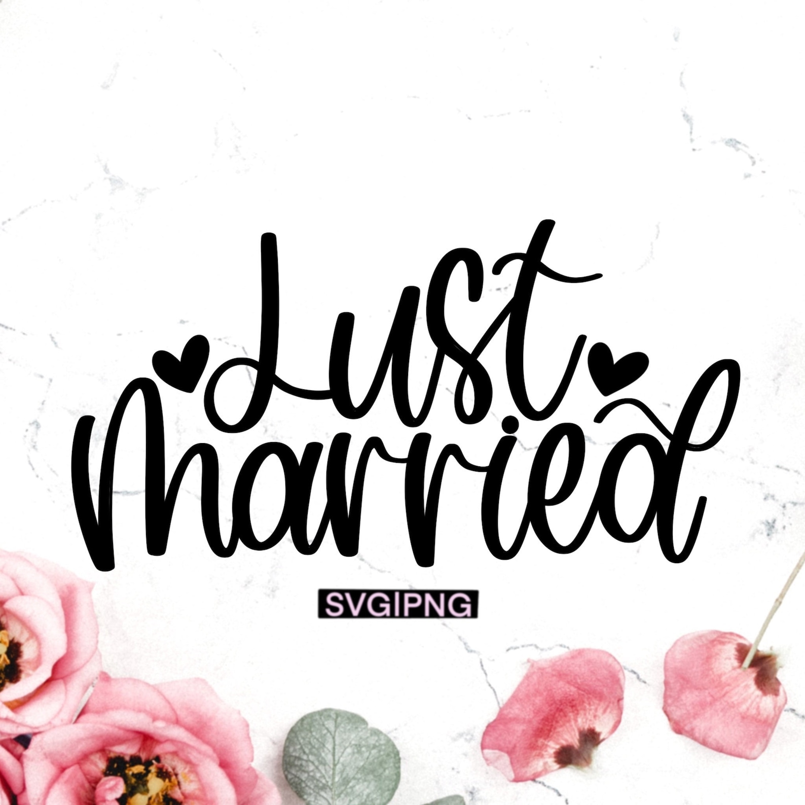 Just Married Svg Newlywed Svg Wedding Svg Married Svg - Etsy Canada