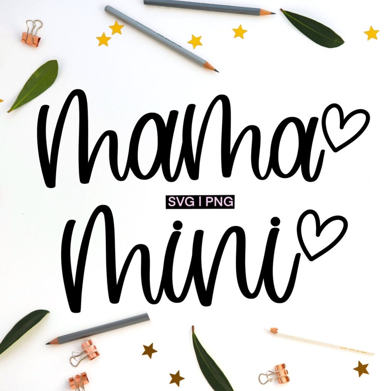 Mama Svg Mini Svg Mama and Mini Svg Mommy and Me Svg Mama | Etsy