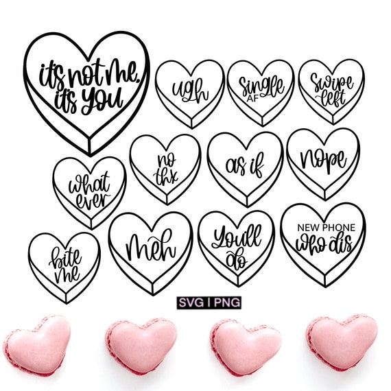 Anti Valentines Day Candy Hearts