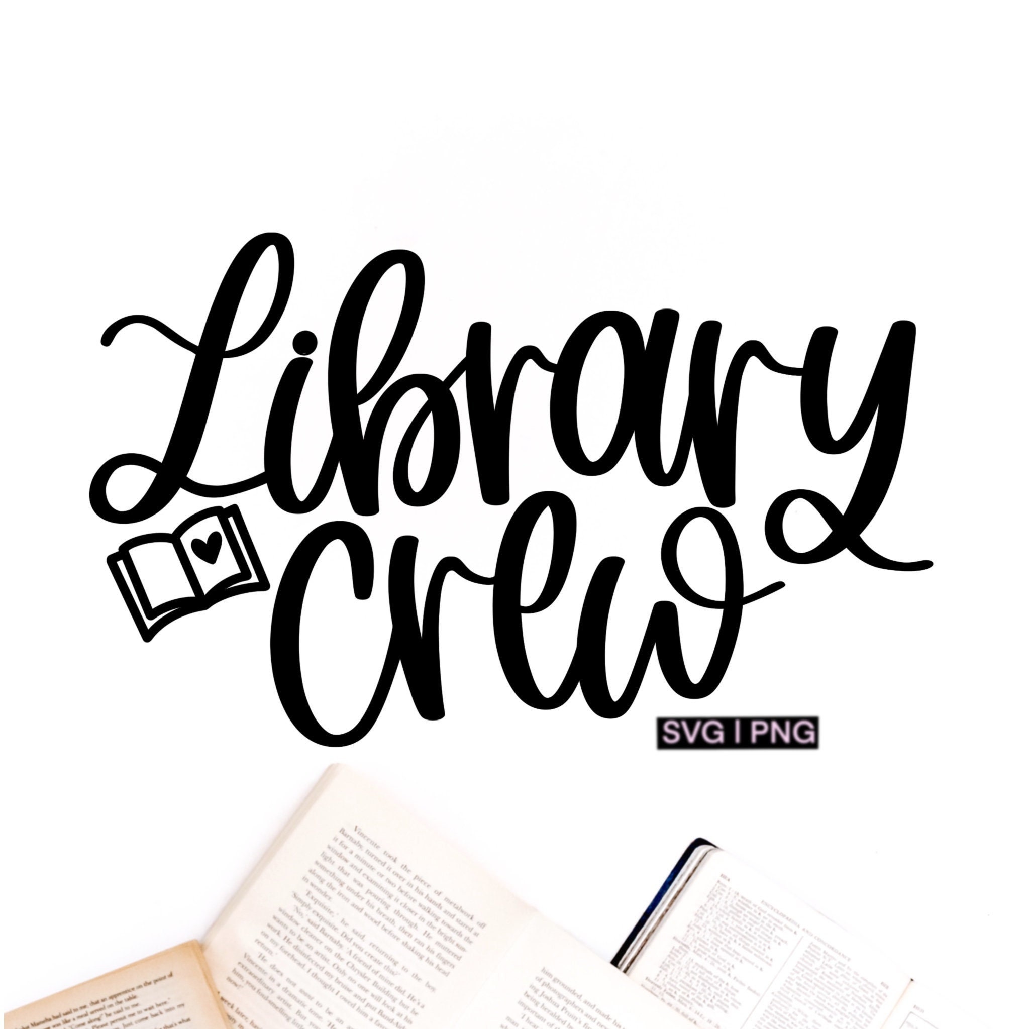 Library Crew Svg Librarian Svg Book Lover Svg Library Team - Etsy