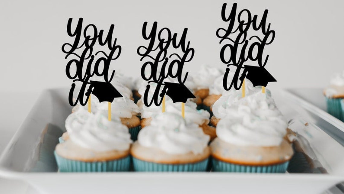 Graduation Cake Topper Svg Bundle Graduation Svg Bundle - Etsy
