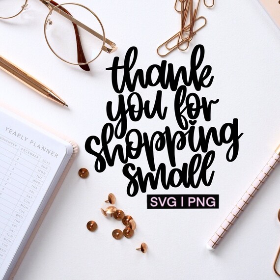 Thank you for shopping small svg small business svg shop | Etsy