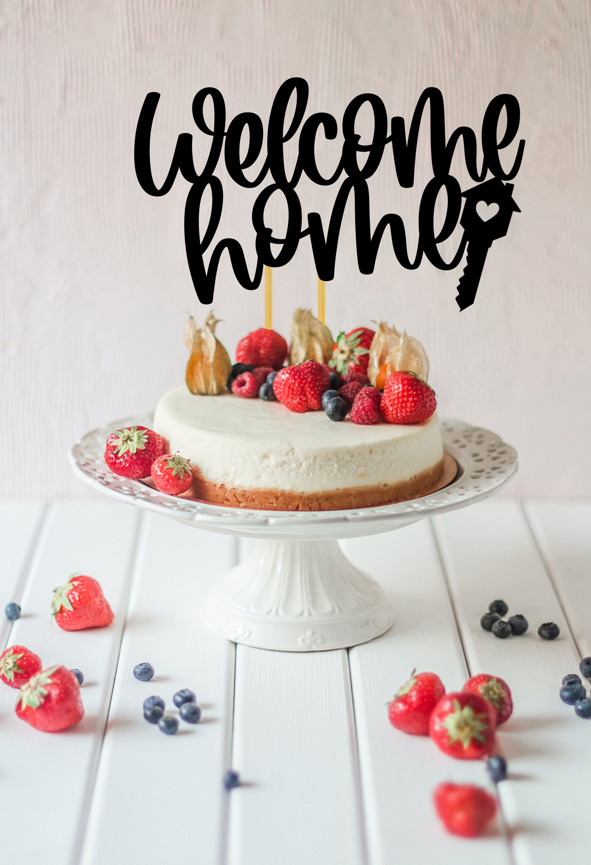 Welcome Home Cake Topper Svg Housewarming Cake Topper Svg | Etsy