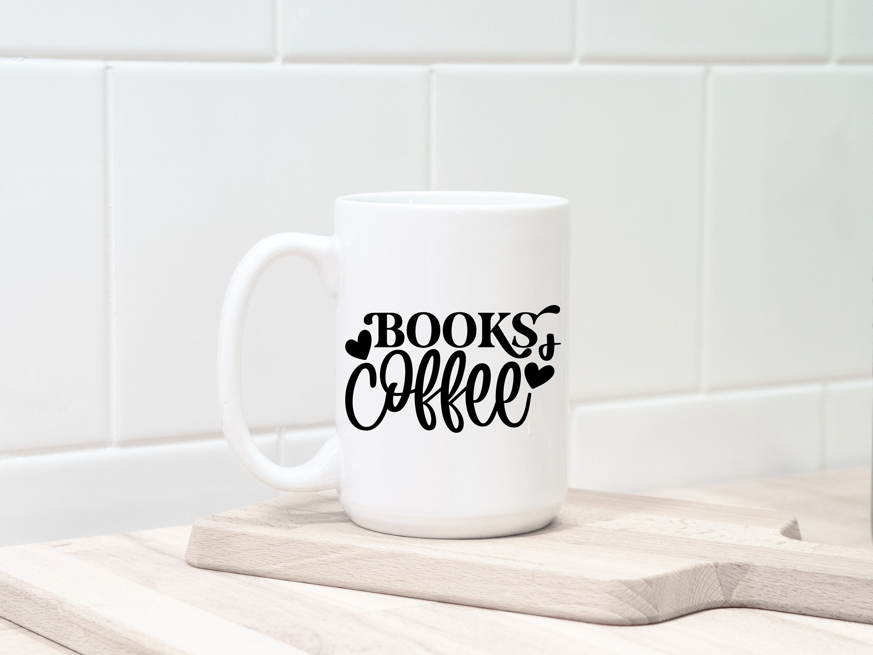 Books and Coffee Svg, Book Lover Svg, Coffee Lover Svg, Coffee and ...