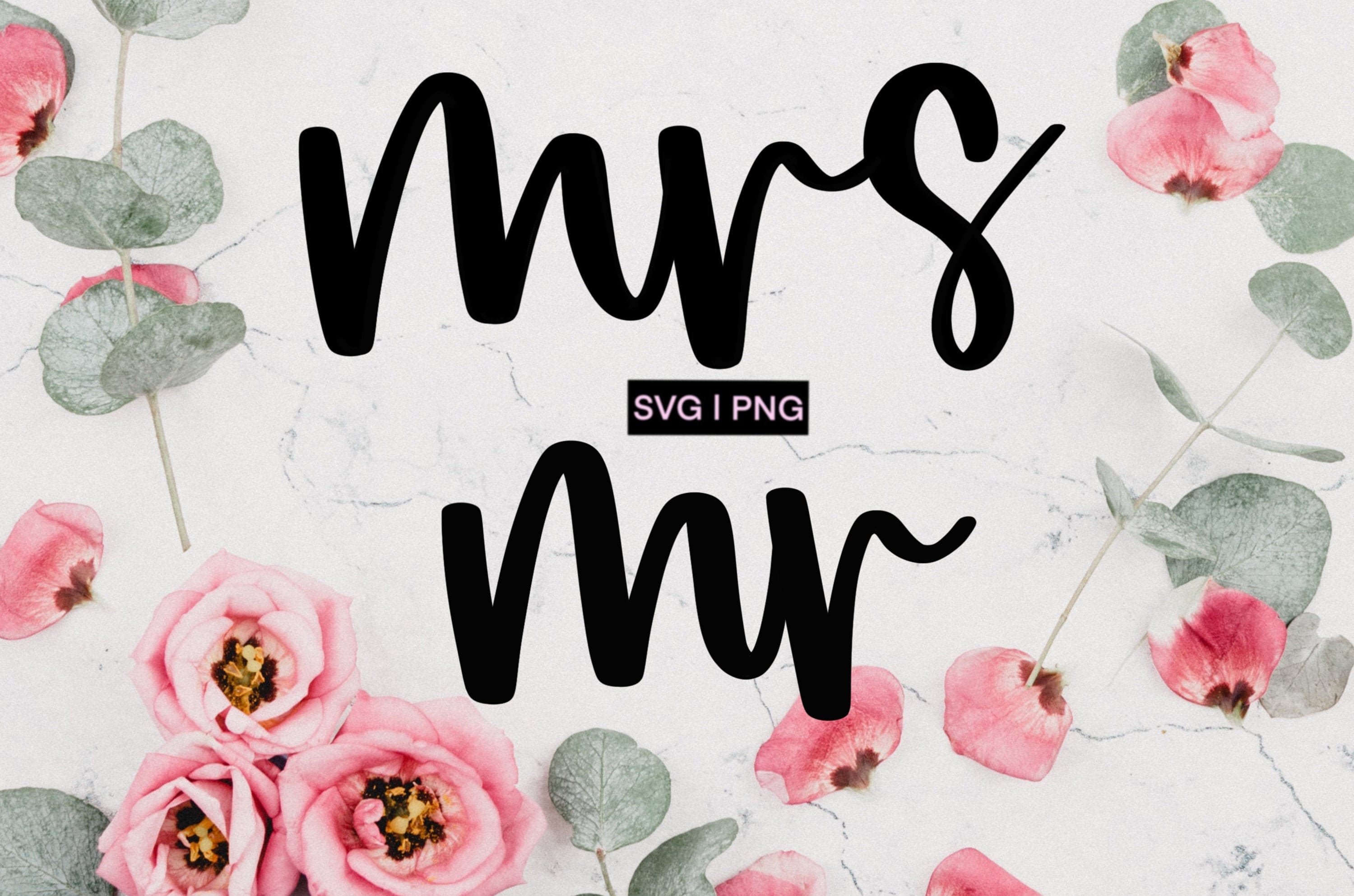 Mrs Svg Mr Svg Mr and Mrs Svg Bundle Wedding Svg Bride | Etsy