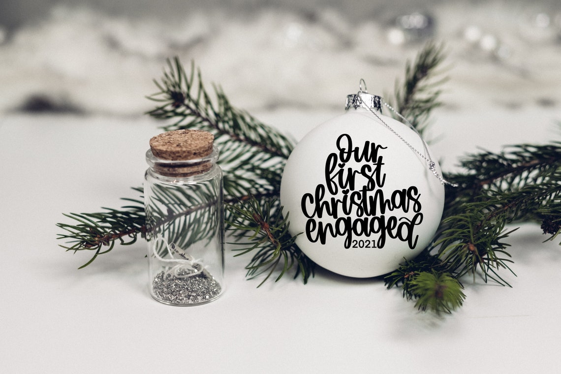 Our First Christmas Engaged Svg Christmas 2021 Svg Engaged - Etsy Canada