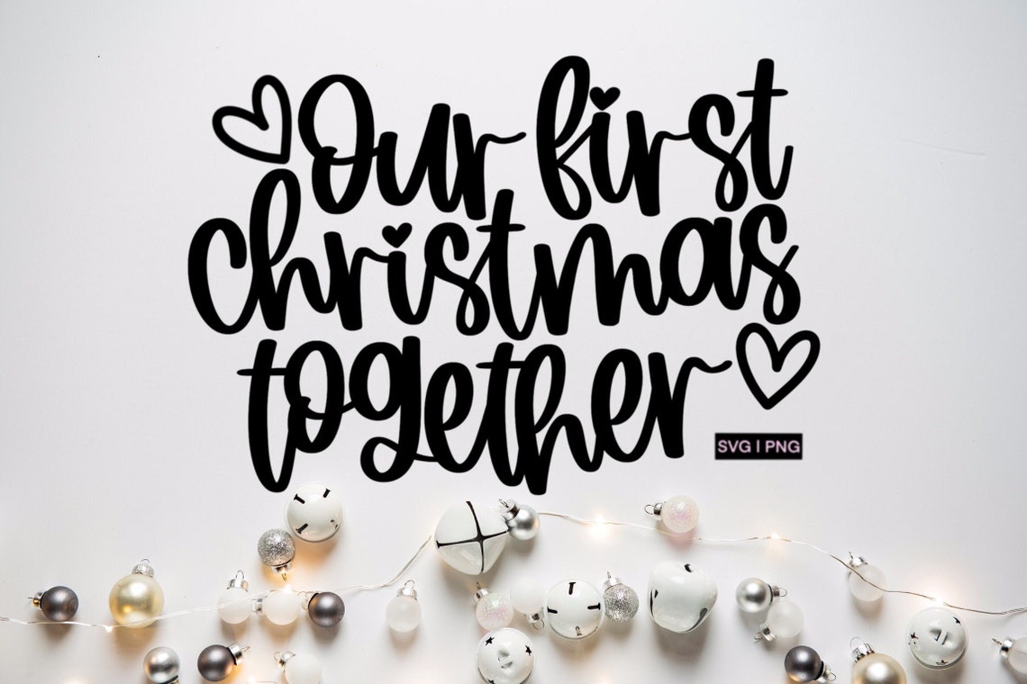 Our First Christmas Together Svg Christmas Ornament Svg Mr | Etsy