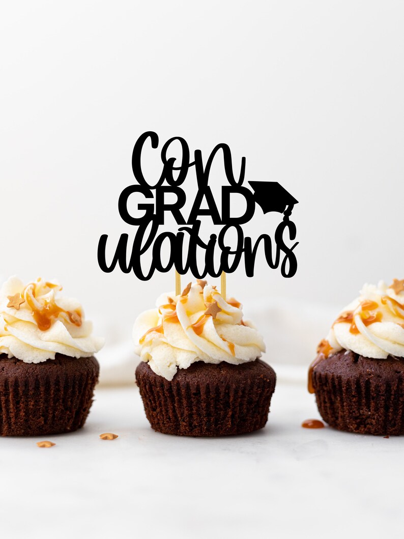 Congradulations Svg, Graduation Cake Topper Svg, Graduation Cut Files ...