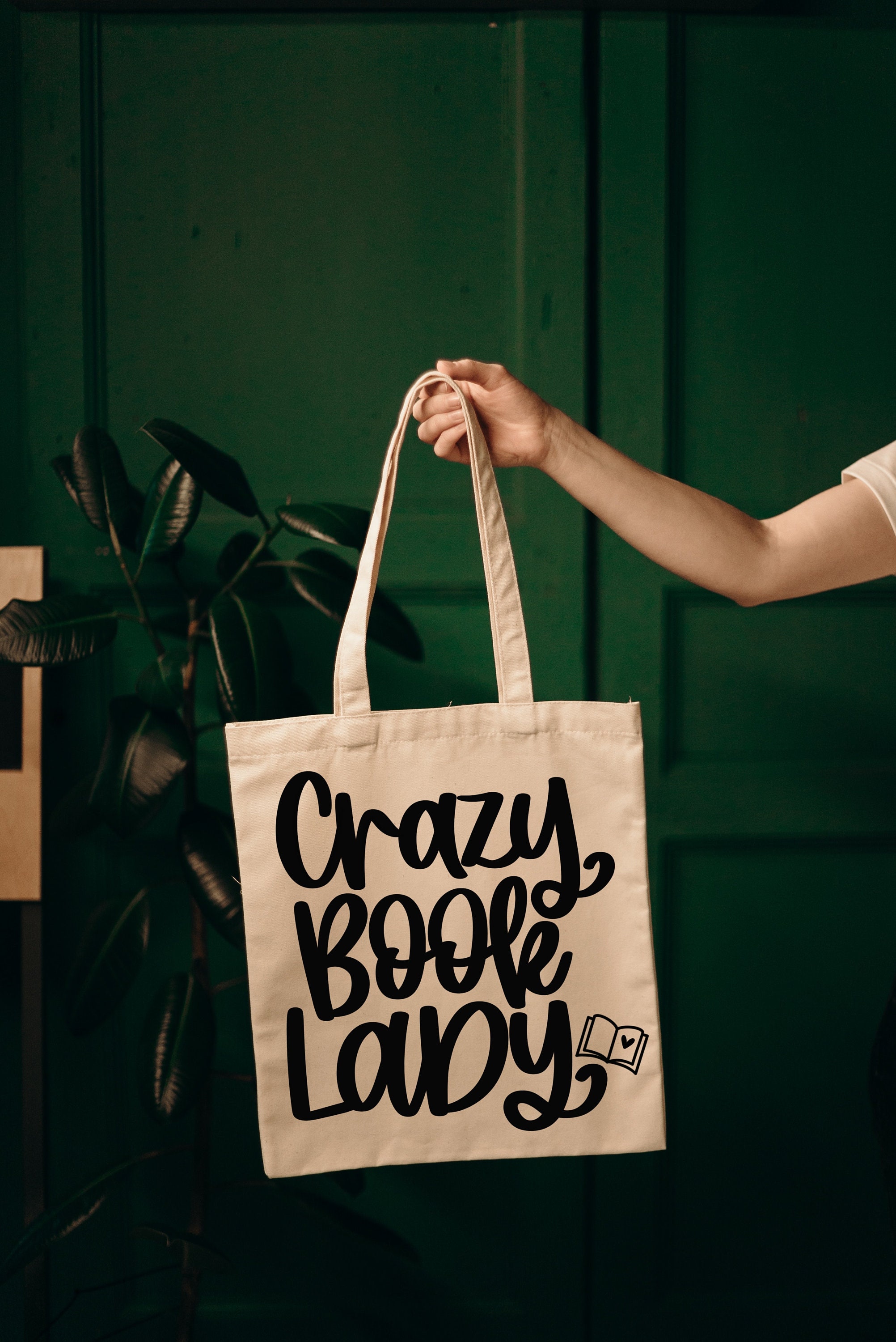 Crazy book lady svg book lover svg librarian svg reading | Etsy