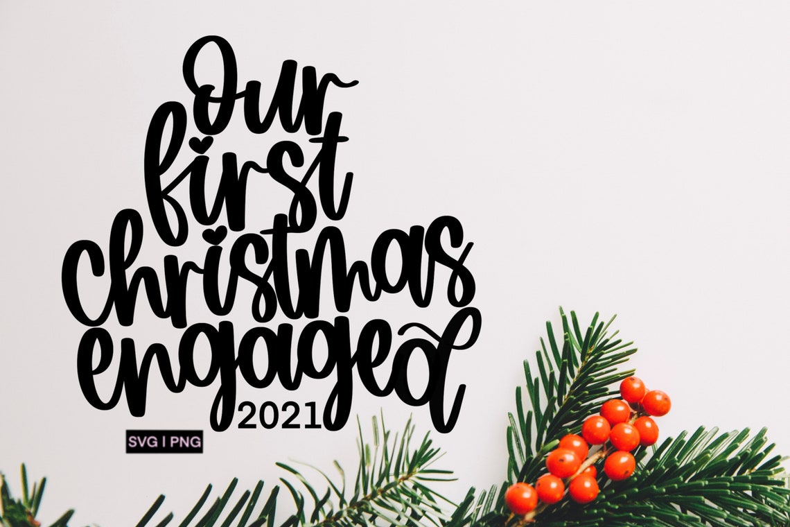 Our First Christmas Engaged Svg Christmas 2021 Svg Engaged - Etsy Canada